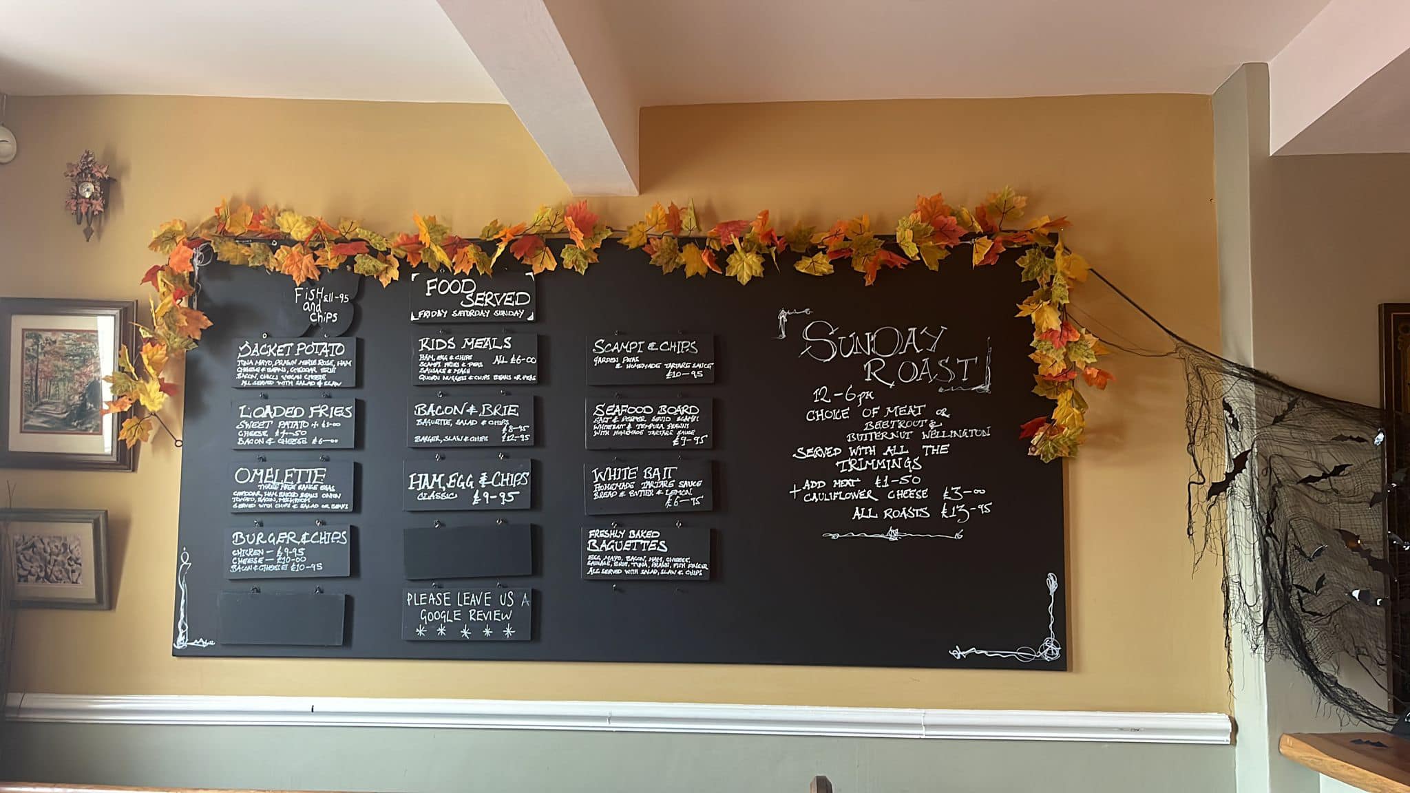 Food – The Foresters Arms